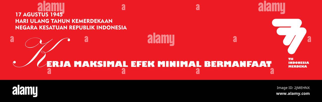 Design banner of the proclamation of independence of the Republic of ...