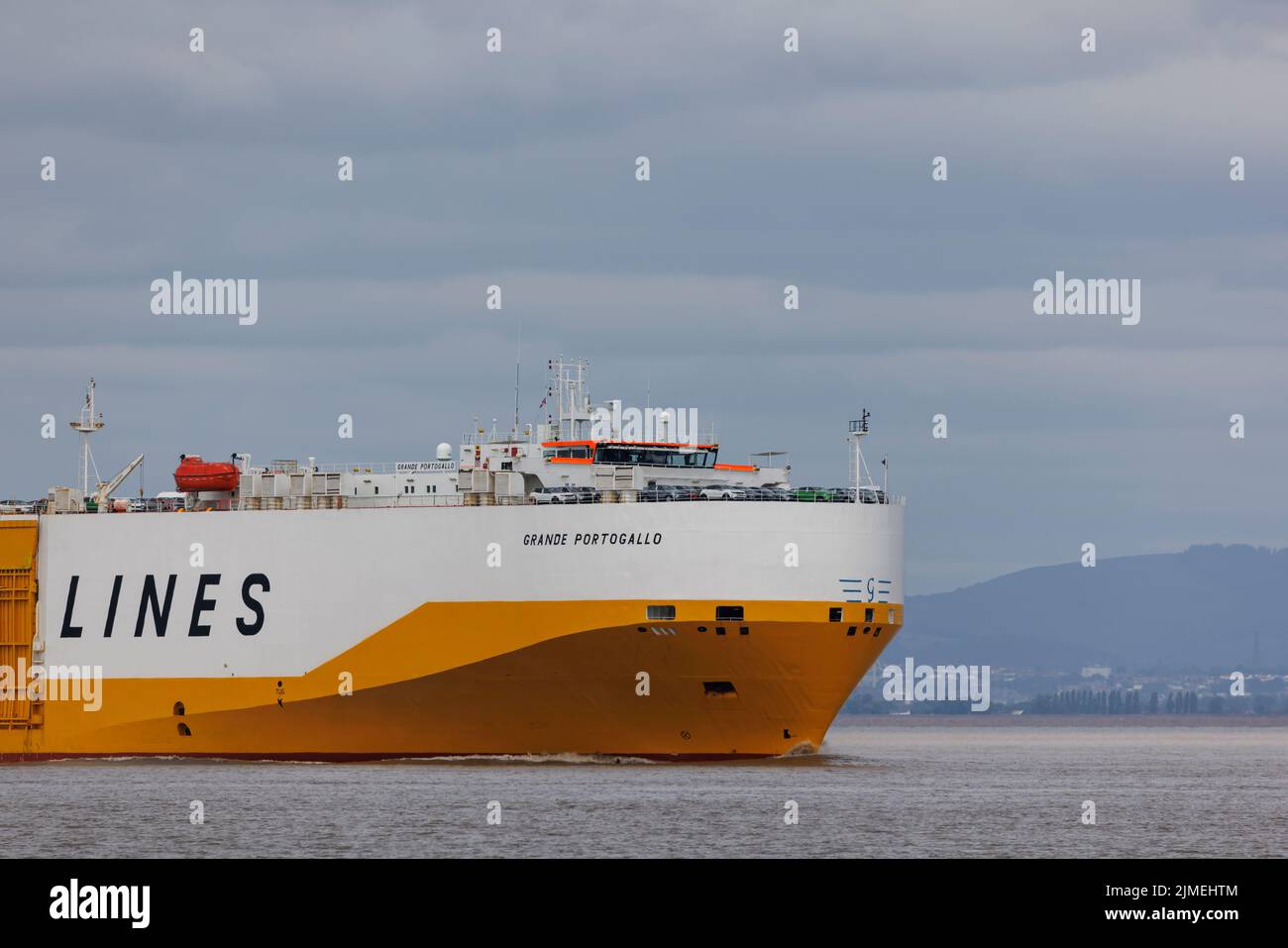 RoRo heading for Royal Portbury docks Stock Photo - Alamy