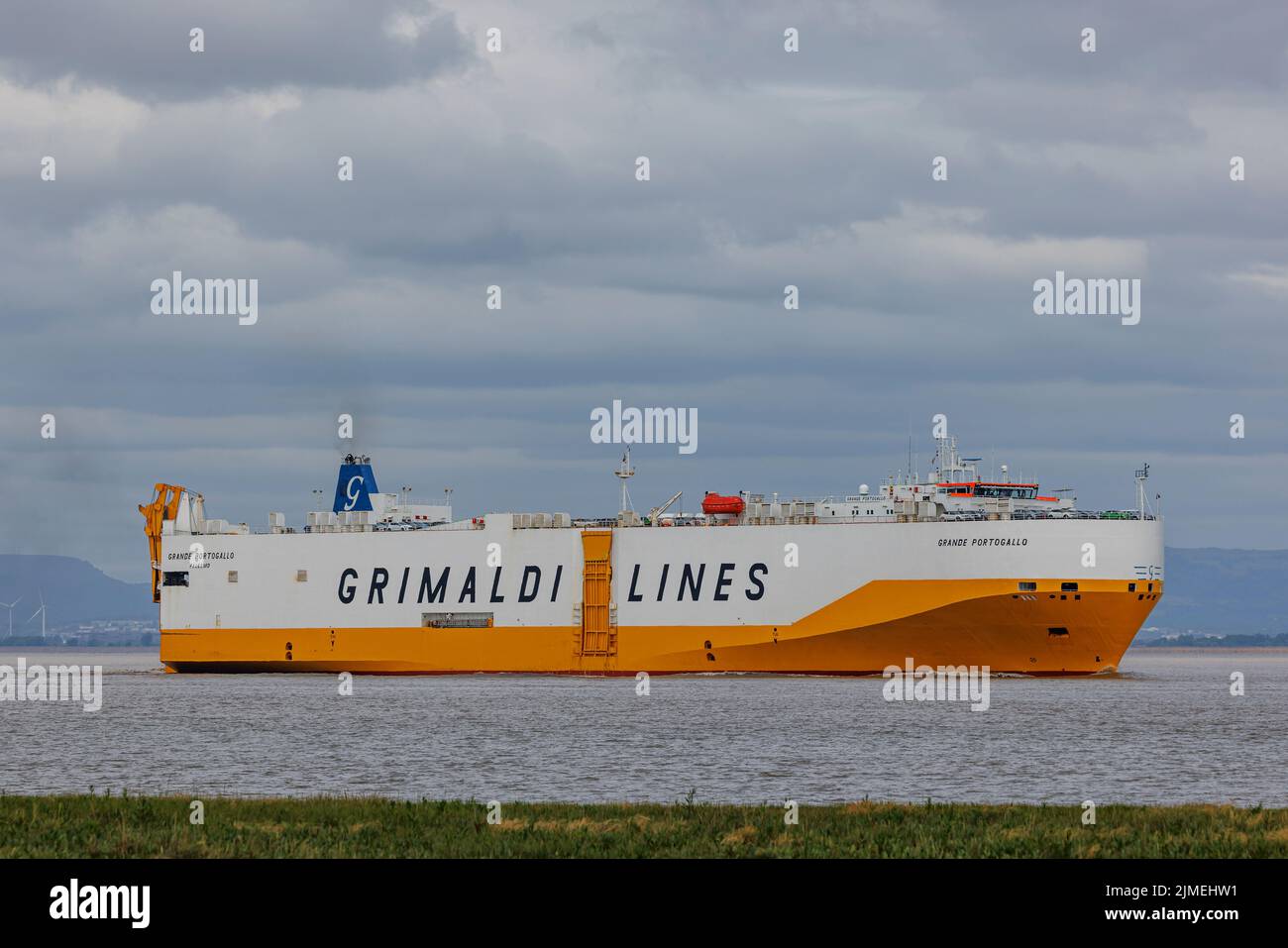 RoRo heading for Royal Portbury docks Stock Photo - Alamy