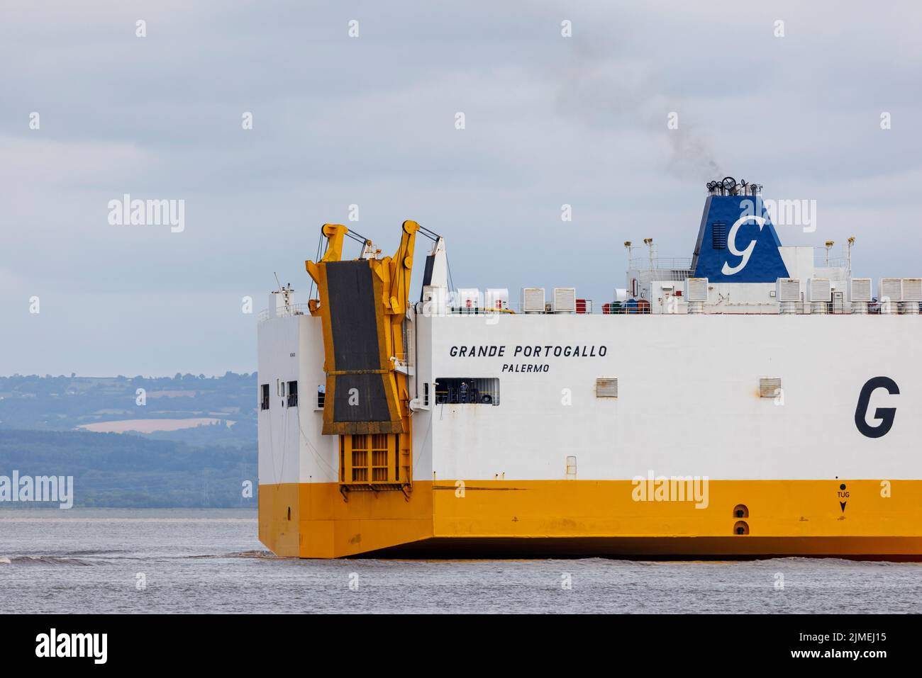 RoRo heading for Royal Portbury docks Stock Photo - Alamy