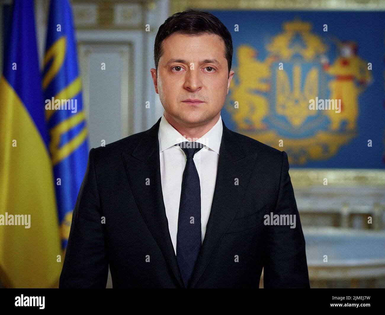 Kyiv, Ukraine 16, June 2022 Volodymyr Zelenskyy held a meeting in Kyiv ...