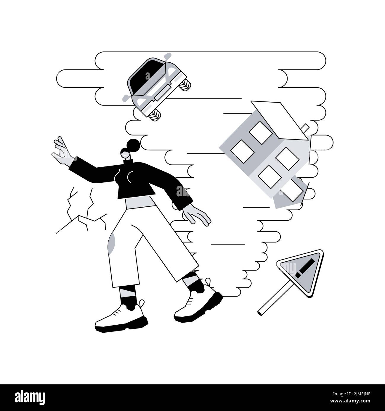 Hurricanes abstract concept vector illustration. Natural disaster ...