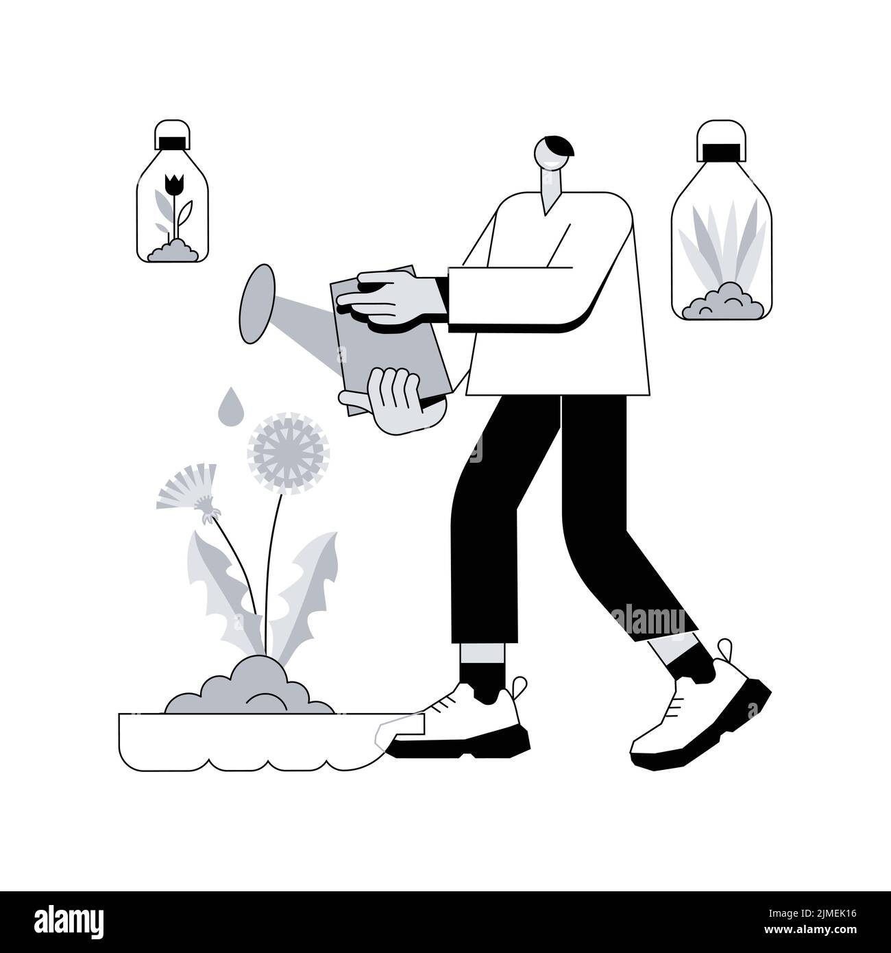 Upcycling Abstract Concept Vector Illustration Creative Reuse Method Ecology Recycling Trend