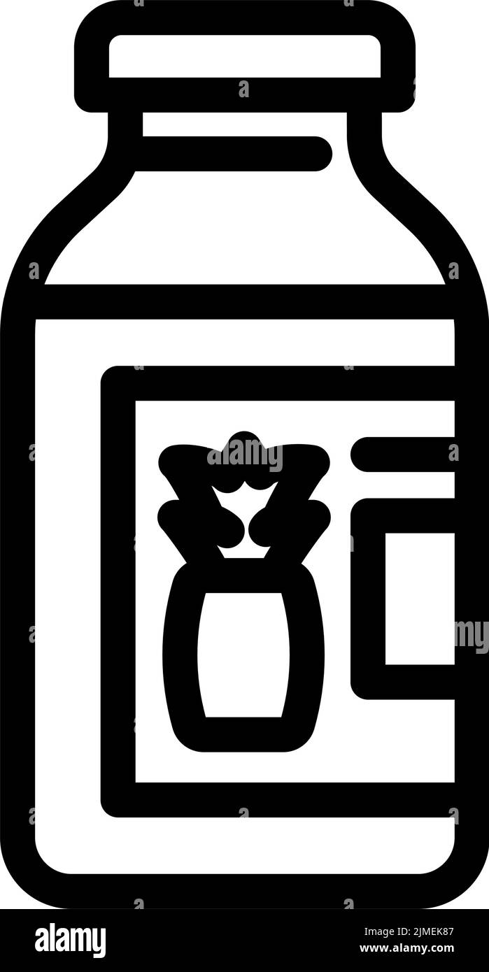 An illustration of a whole pineapple with green leaves Black and White ...