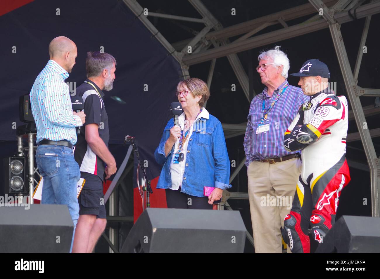 Moto GP Day of Champions returned to Silverstone racing circuit after a ...