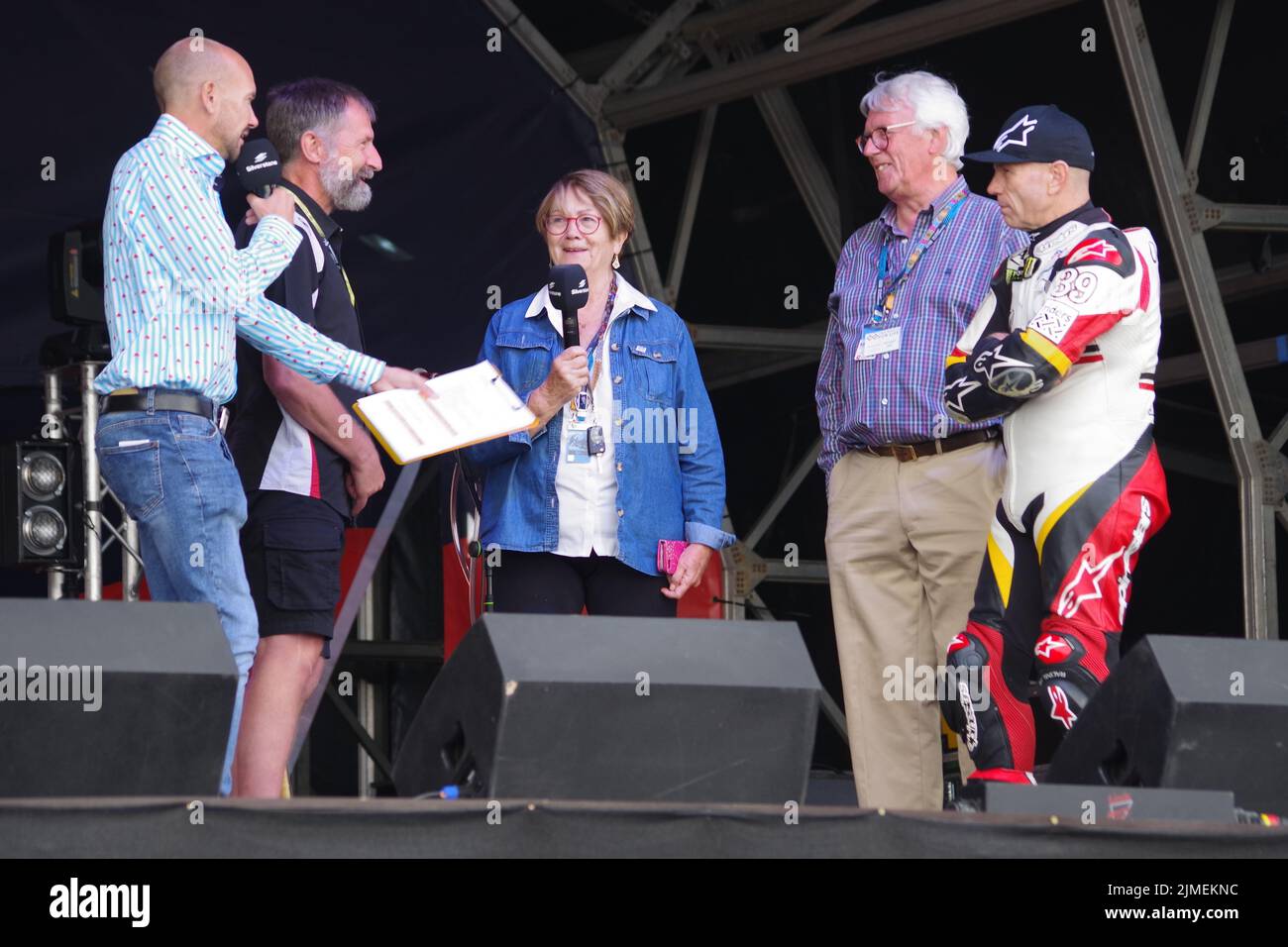 Moto GP Day of Champions returned to Silverstone racing circuit after a ...