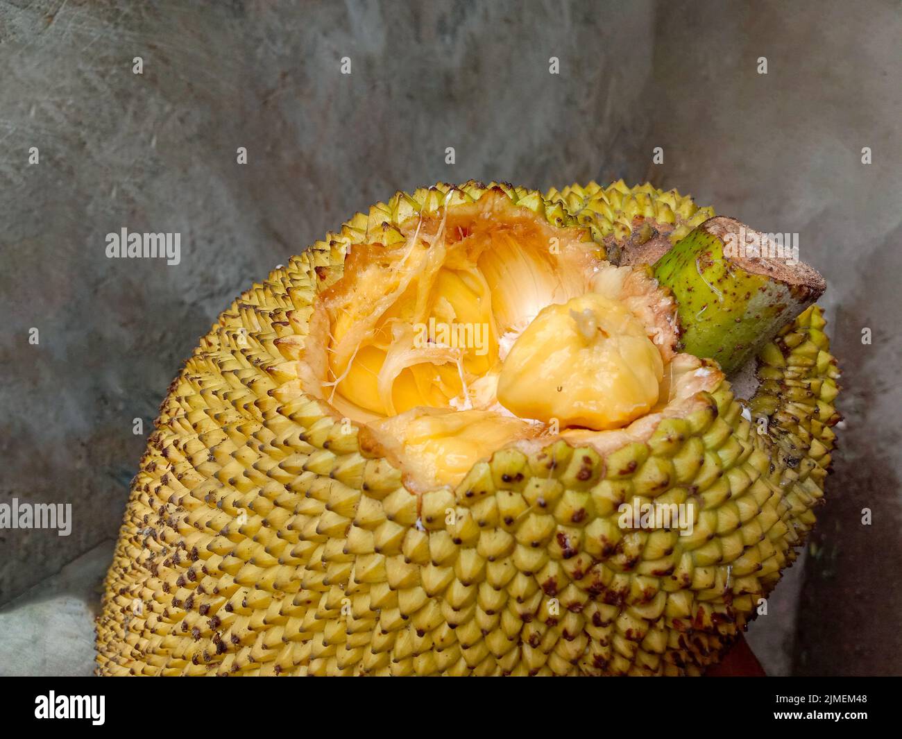 tasty and healthy ripe jackfruit with cloves for eat Stock Photo - Alamy