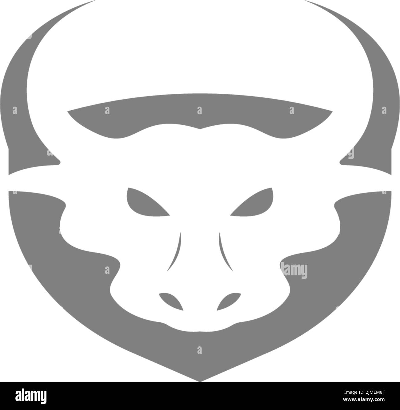 bull logo vector icon design Stock Vector Image & Art - Alamy