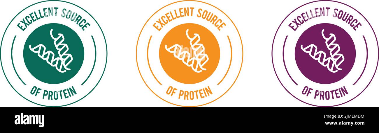 excellent source of protein packaging icon vector illustration Stock ...