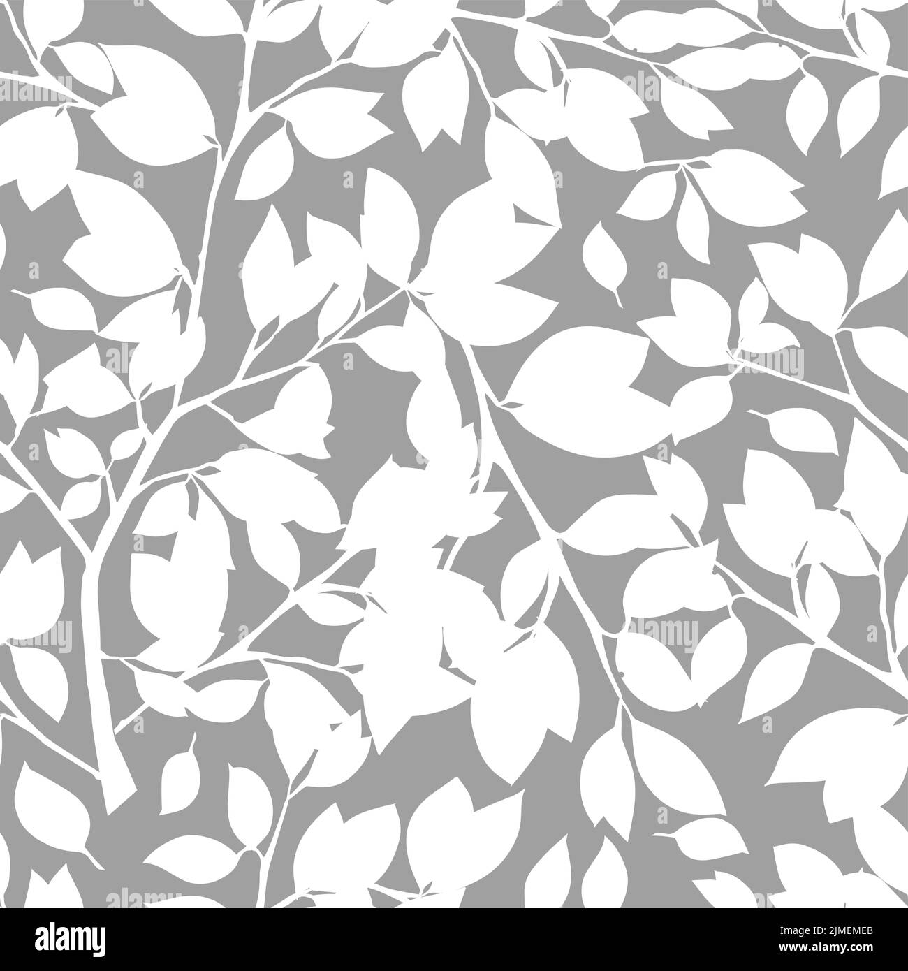 Gray branches of a tree. Seamless pattern. Vector illustration Stock ...