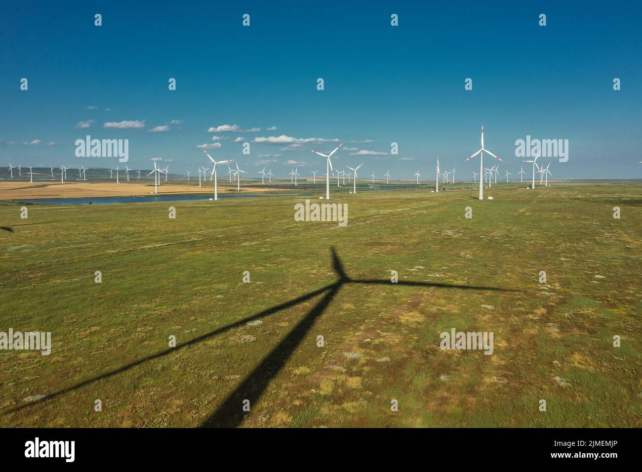 Wind turbine generating renewable energy hi-res stock photography and ...