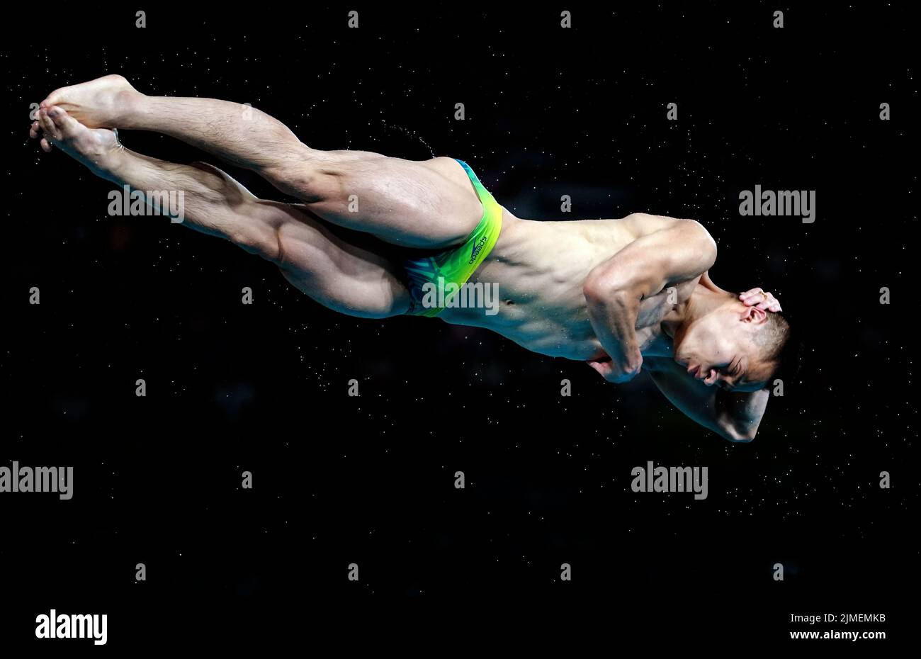 Australia's Shixin Li during the Men's 3m Springboard Preliminary at ...