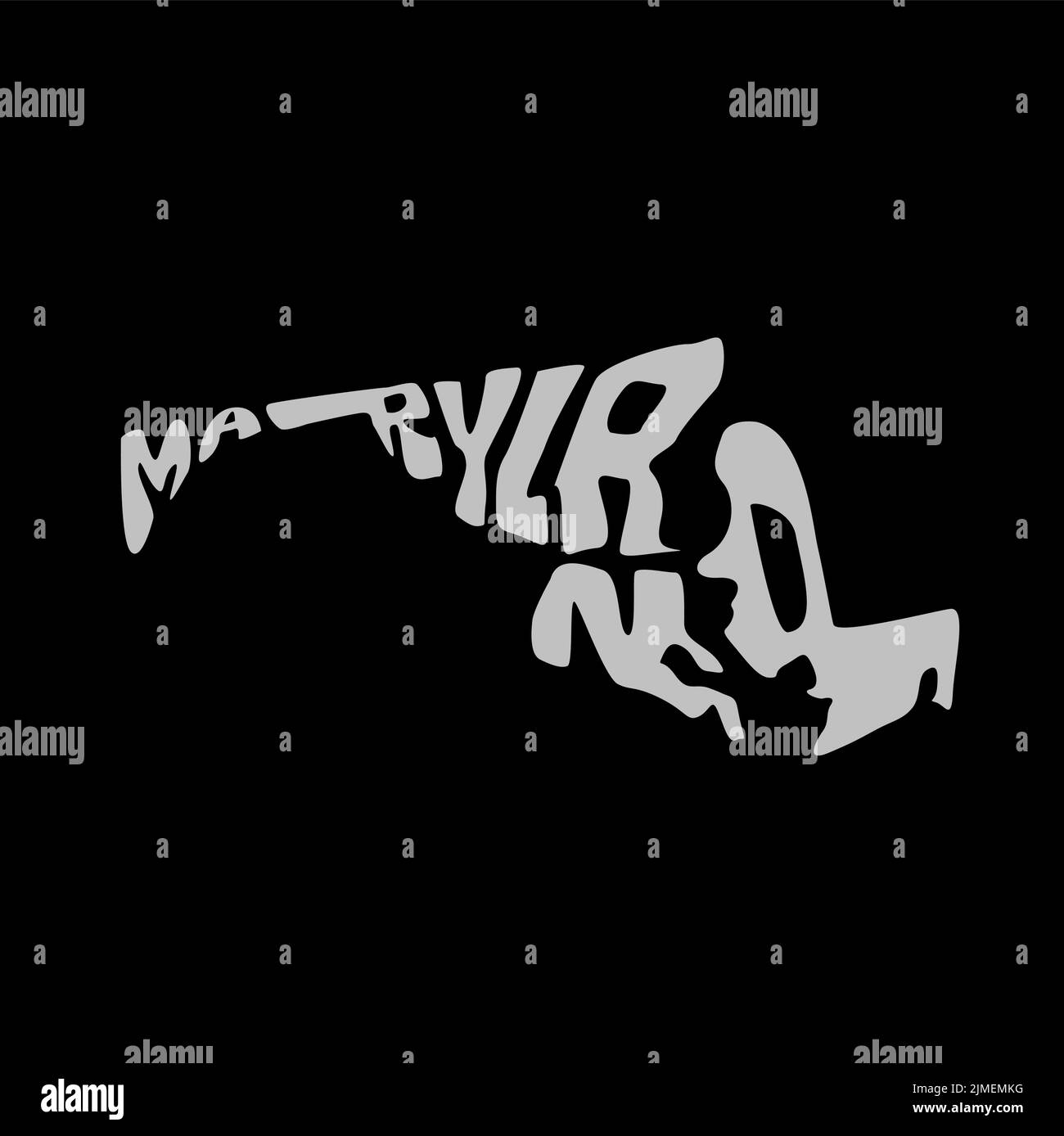 Maryland map hi-res stock photography and images - Alamy