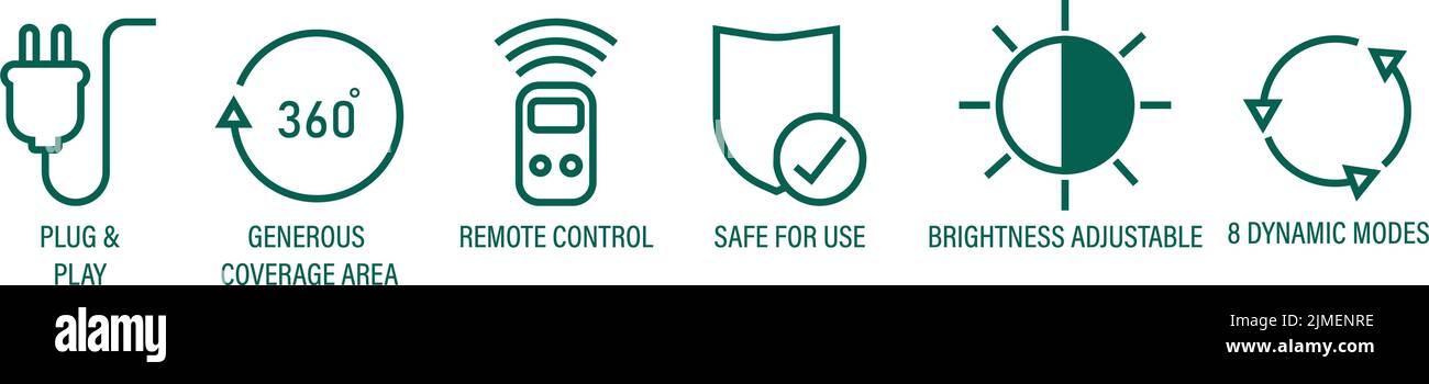 A collection of technology related vector icon designs with ...