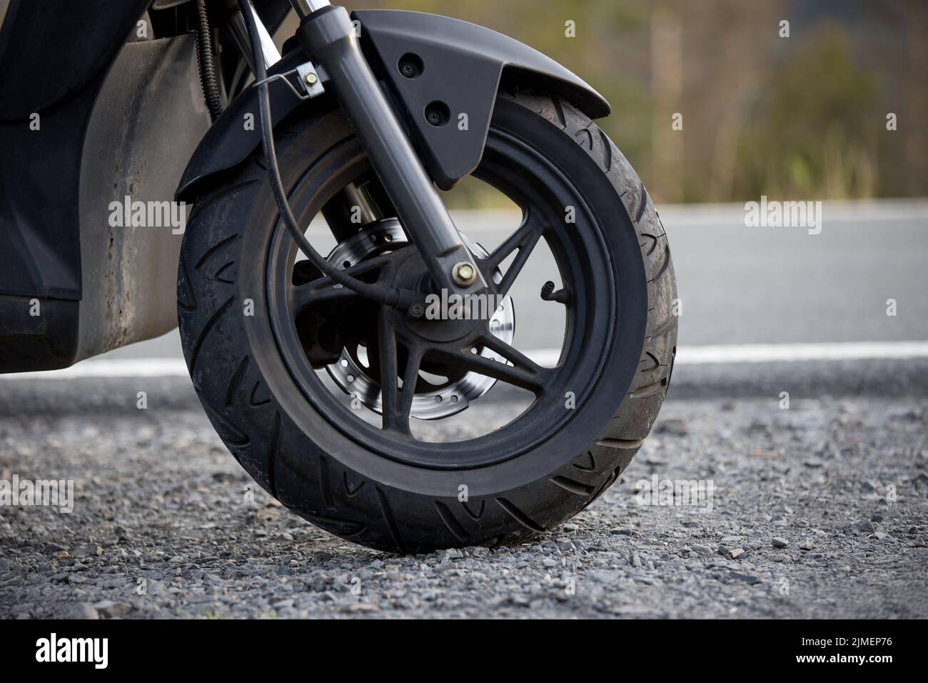 Scooter front hi-res stock photography and images - Alamy