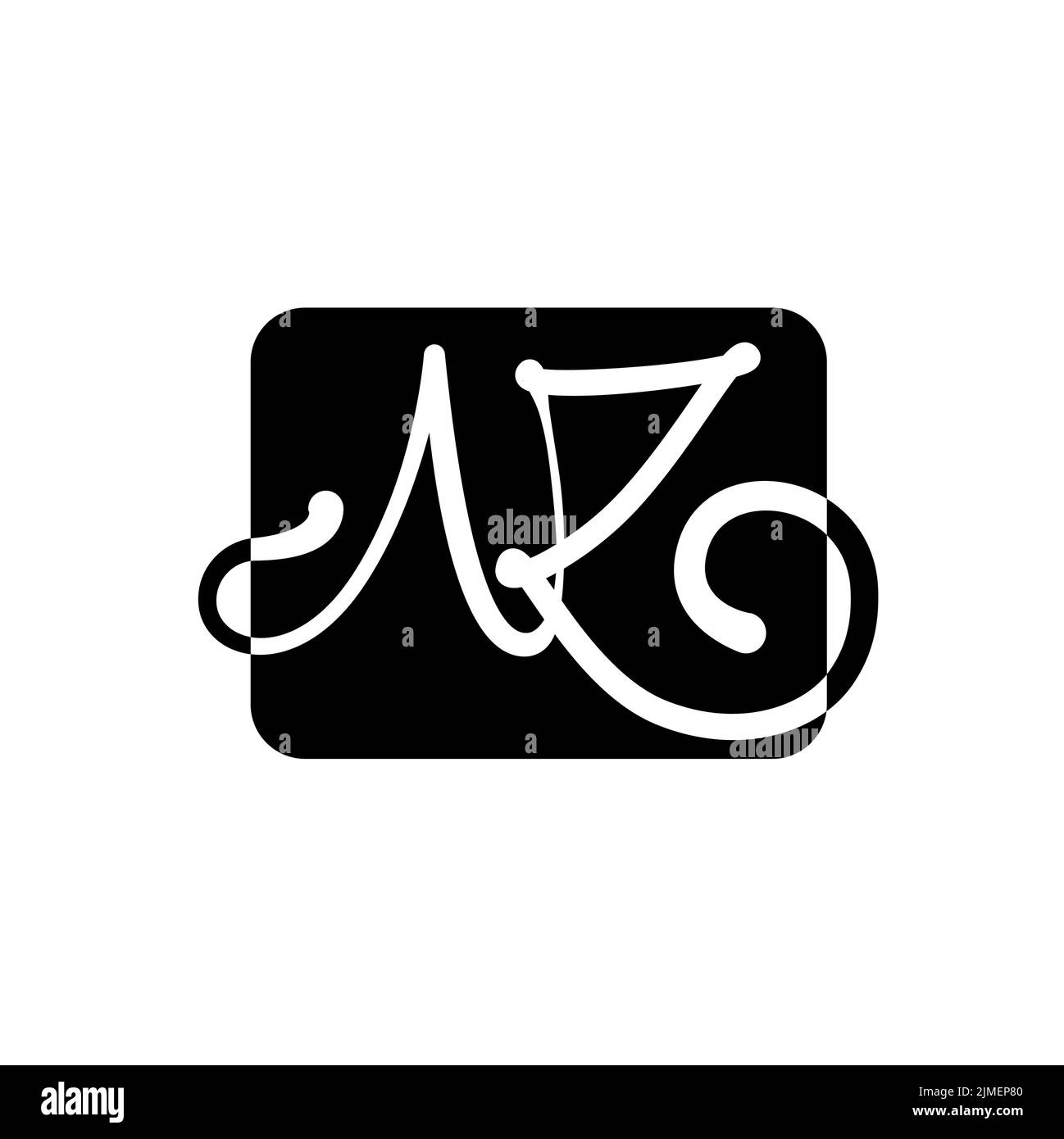 A vector of a black AZ monogram on a white background Stock Vector ...