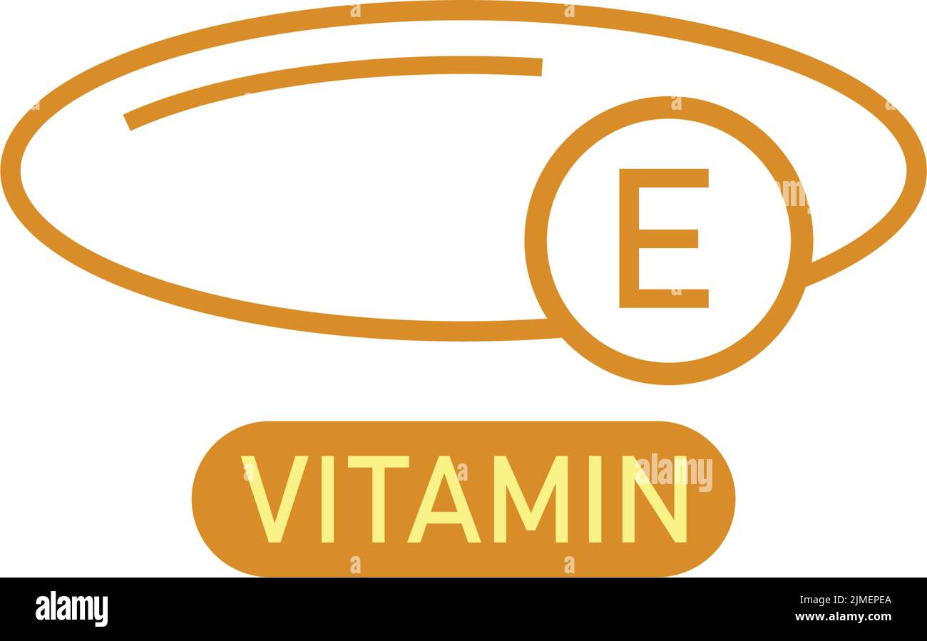 vitamin e supplement capsule icon vector illustration Stock Vector ...