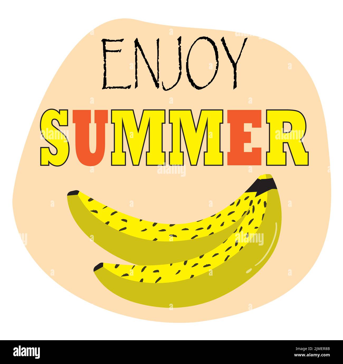 Enjoy holiday text on Stock Vector Images - Alamy