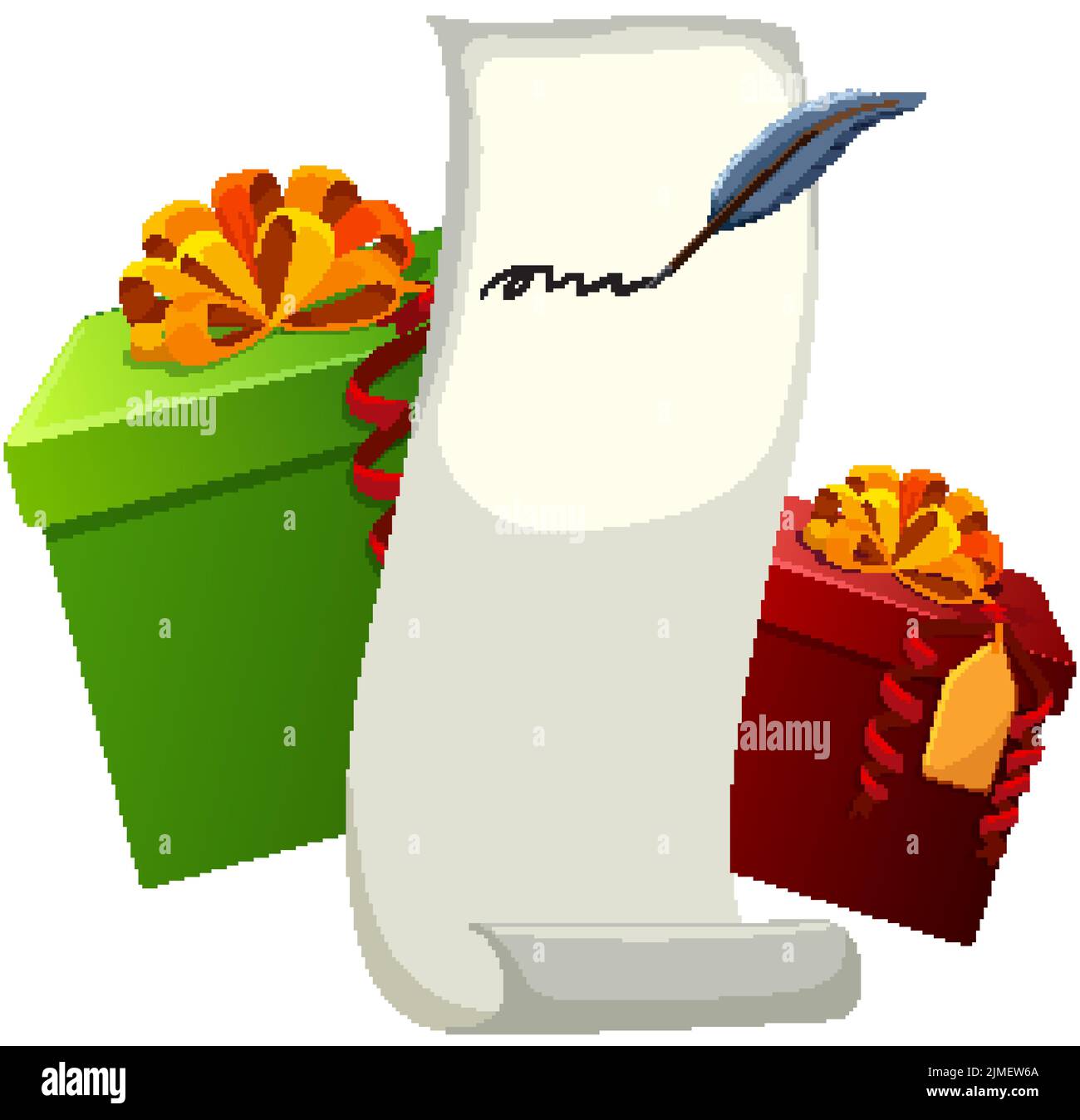 Christmas gift concept vector illustration Stock Vector Image & Art - Alamy