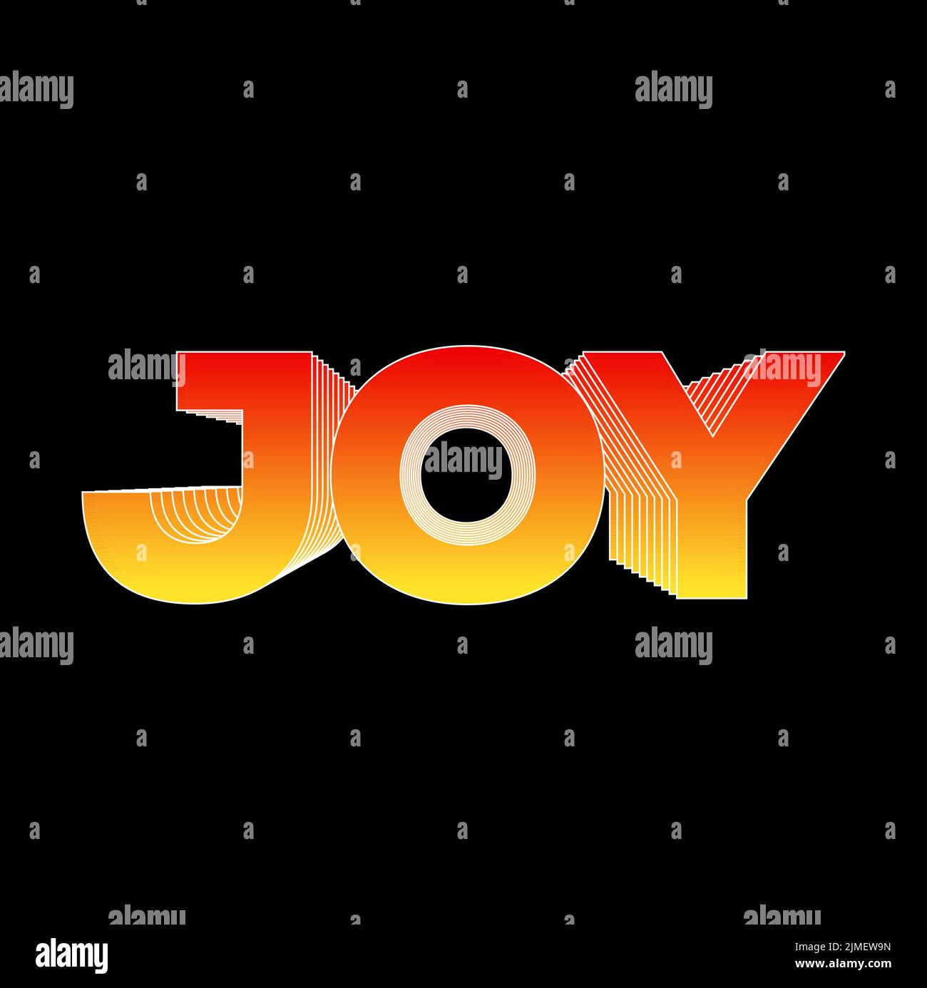 Joy typography monogram. JOY lettering icon. Joy typography Stock ...