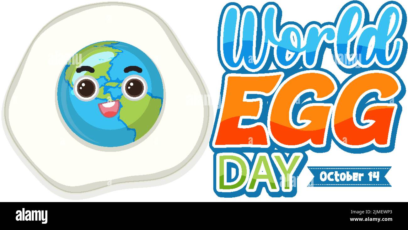 World Egg Day Poster illustration Stock Vector Image & Art - Alamy