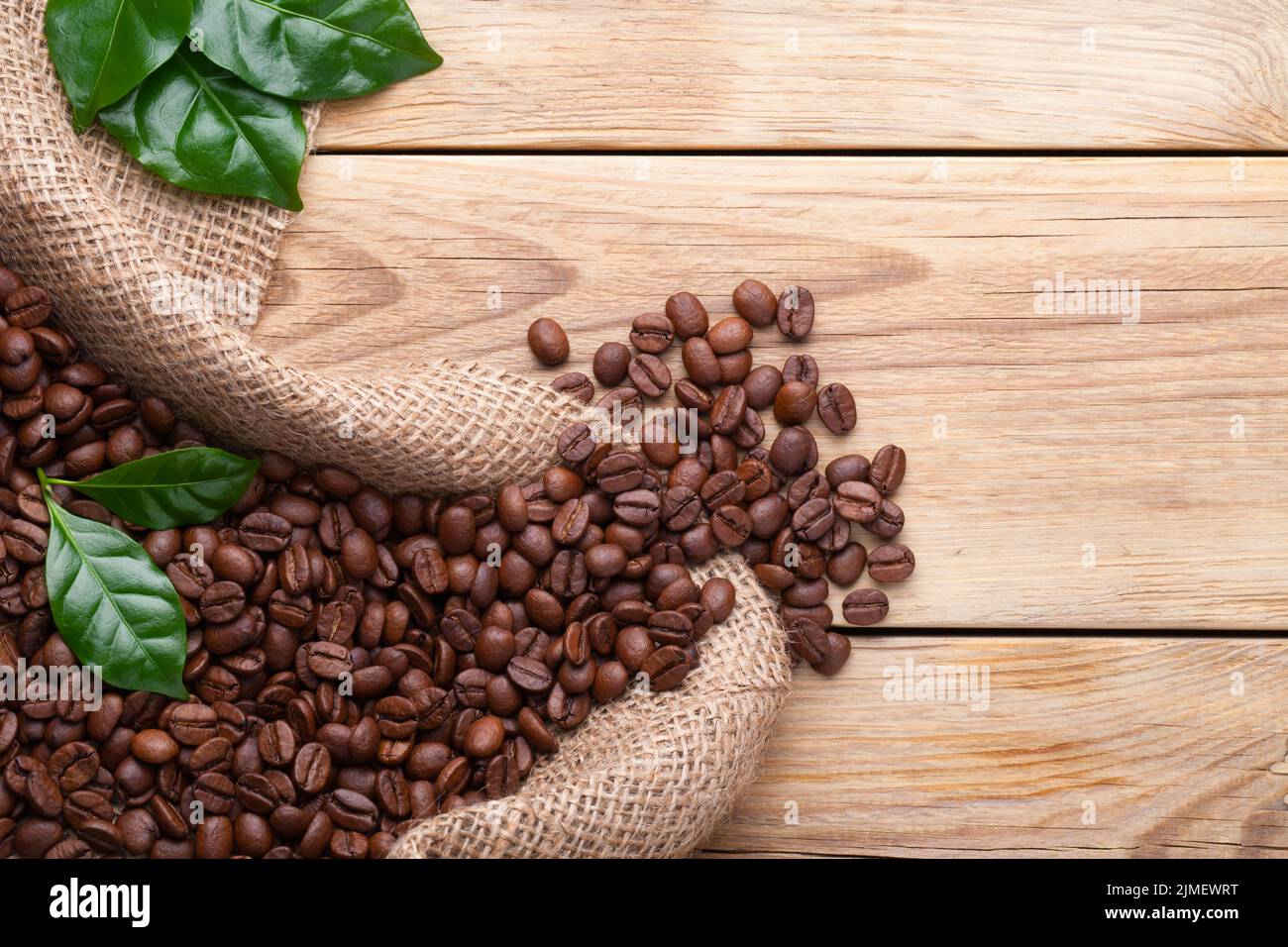 Green coffee beans in bag hi-res stock photography and images - Alamy