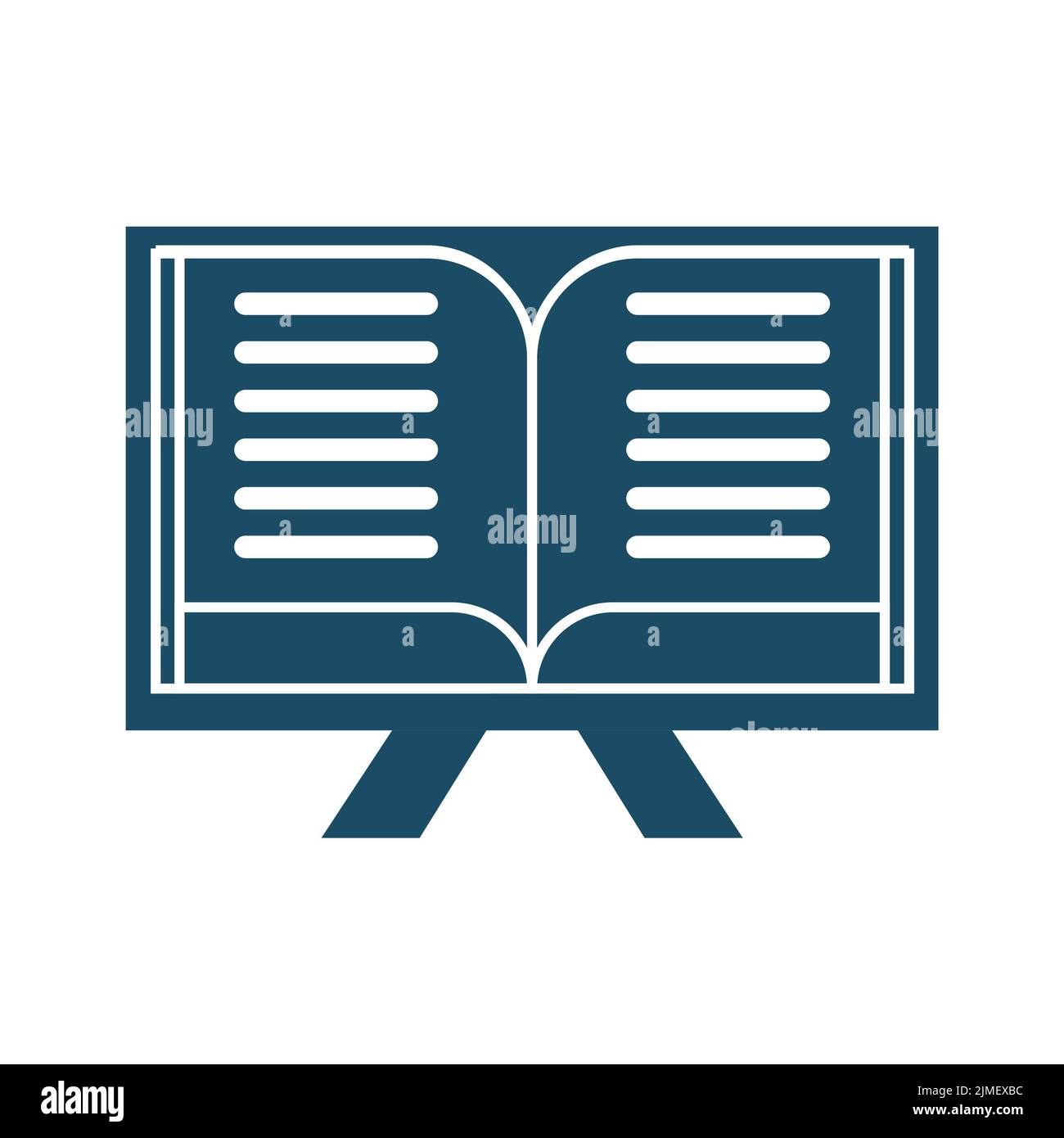 High quality dark blue flat Quran holy book icon. Pictogram, Ramadan ...