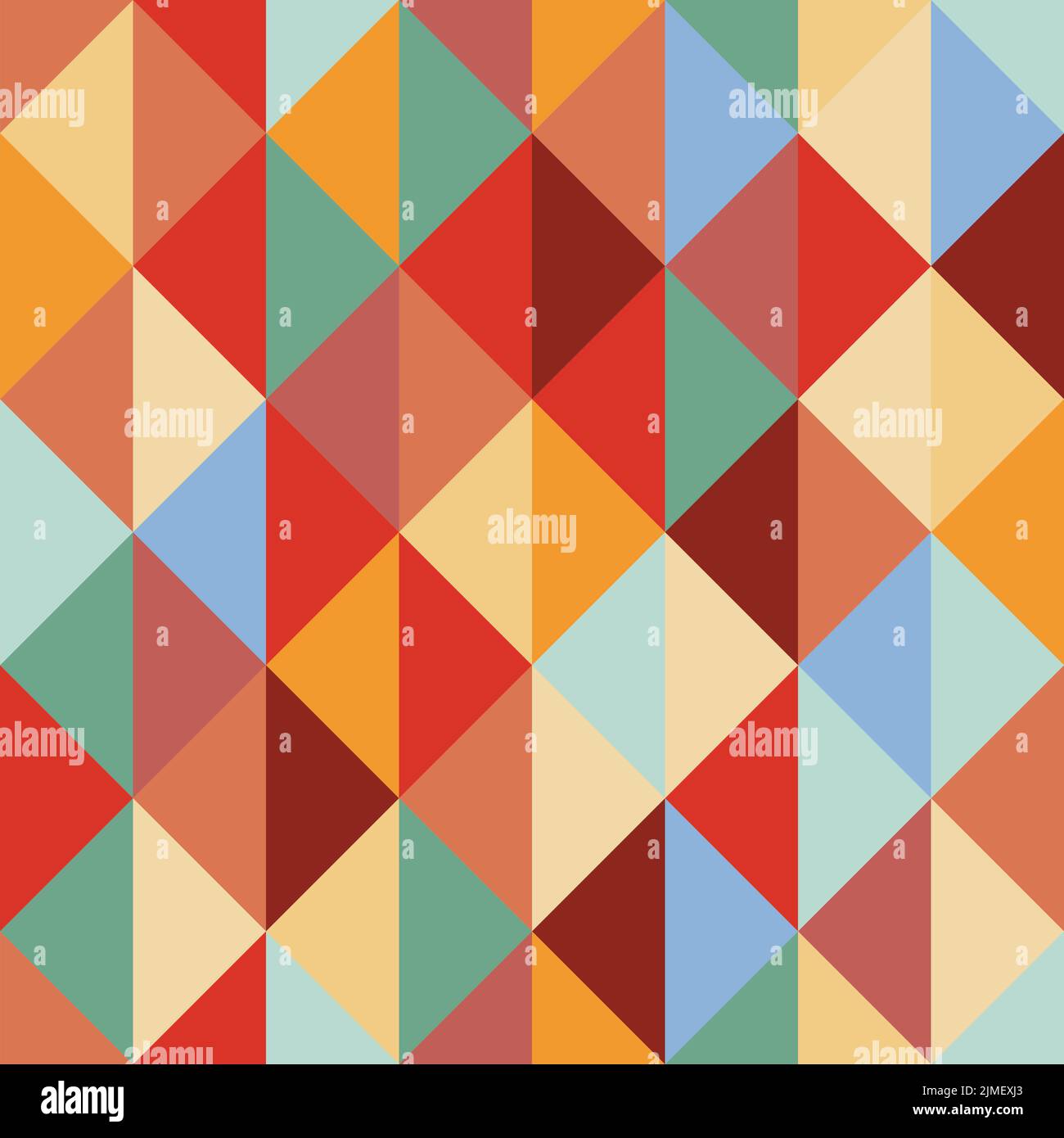 Abstract geometric diamond shaped seamless pattern. Vector illustration ...