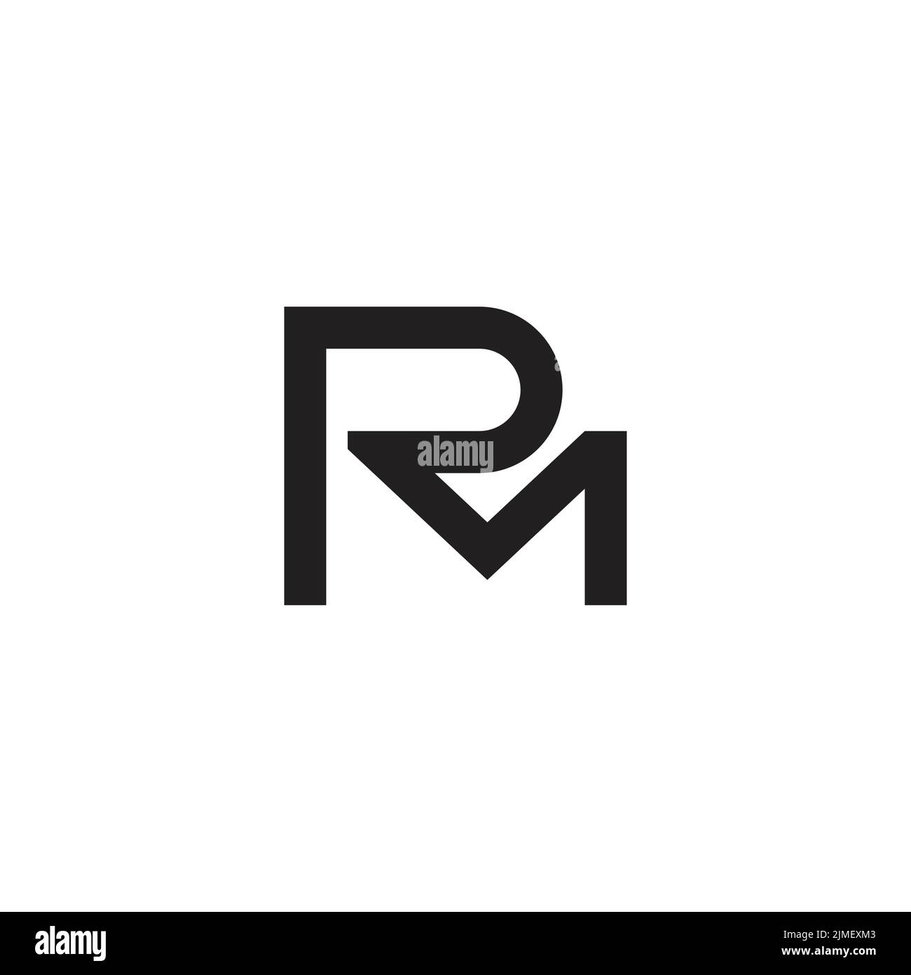 letter rm simple linked geometric line logo vector Stock Vector Image ... letter rm simple linked geometric line logo vector Stock Vector Image ...