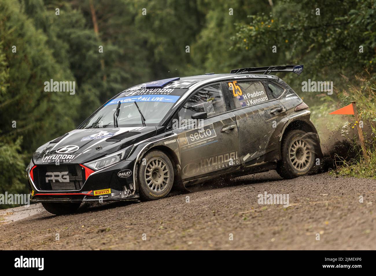 25 PADDON Hayded (nzl), KENNARD John (nzl), Hyundai i20N, action during ...