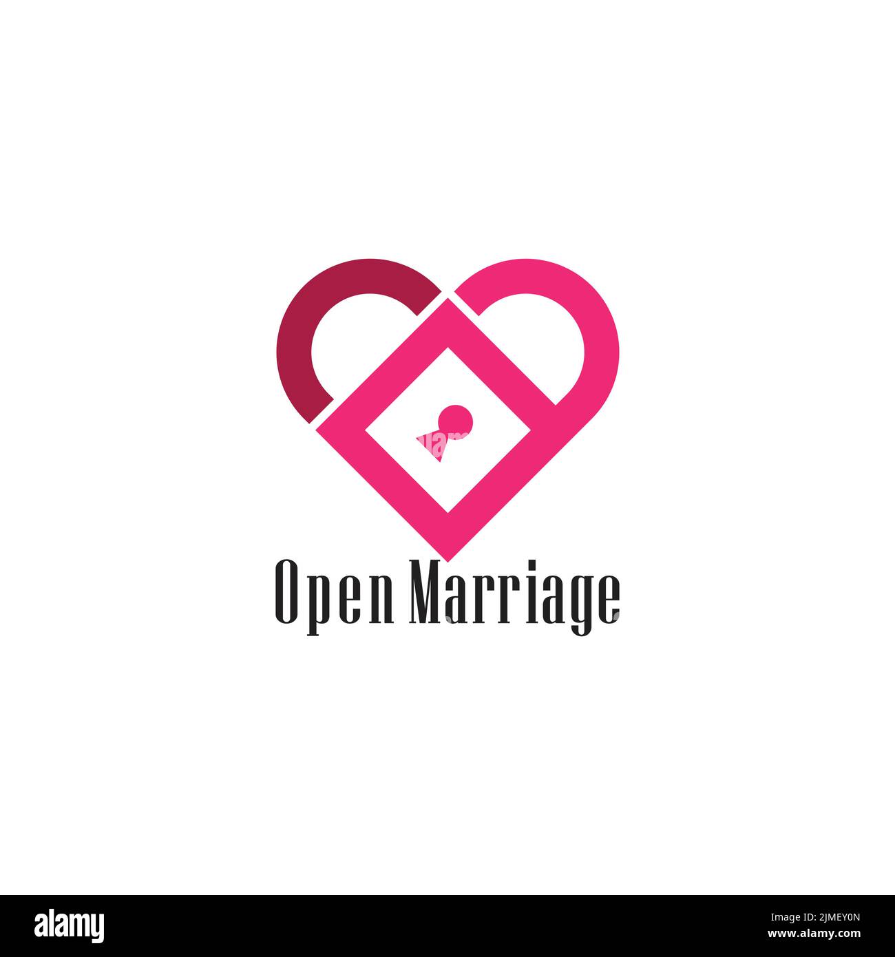marriage lock symbol decoration icon vector Stock Vector Image & Art ...