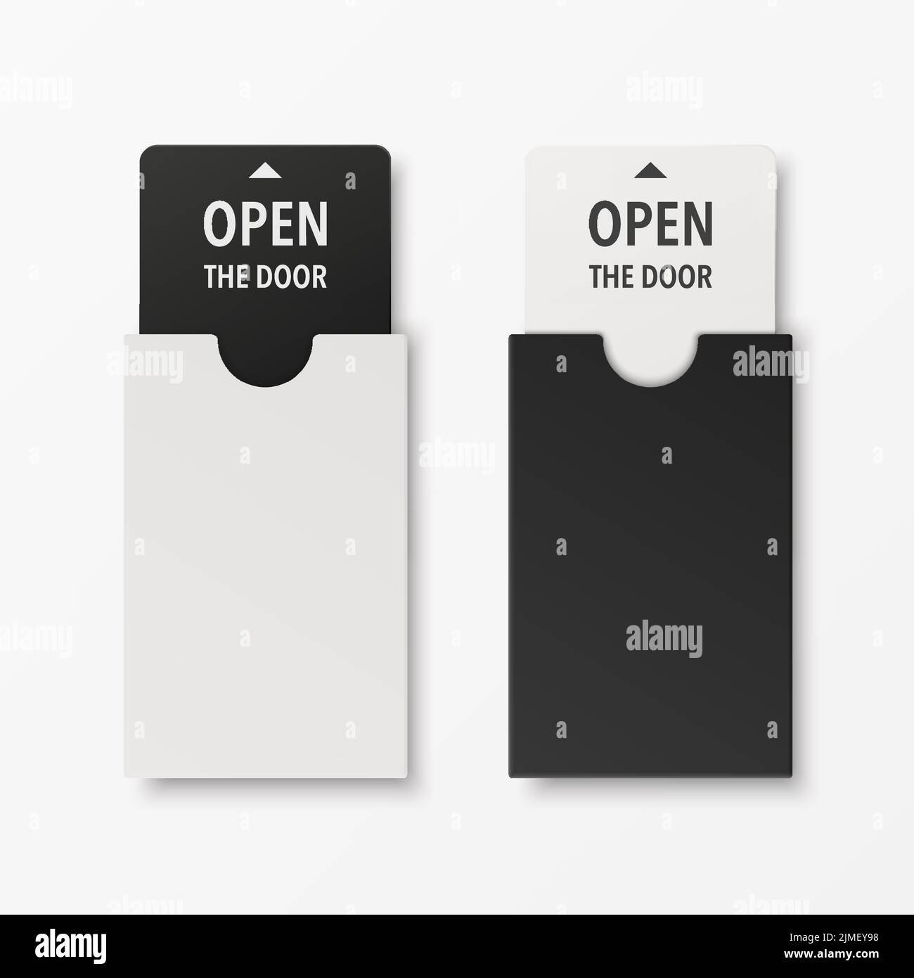 Vector 3d Realistic White, Black Guest Room, Plastic Hotel Apartment ...