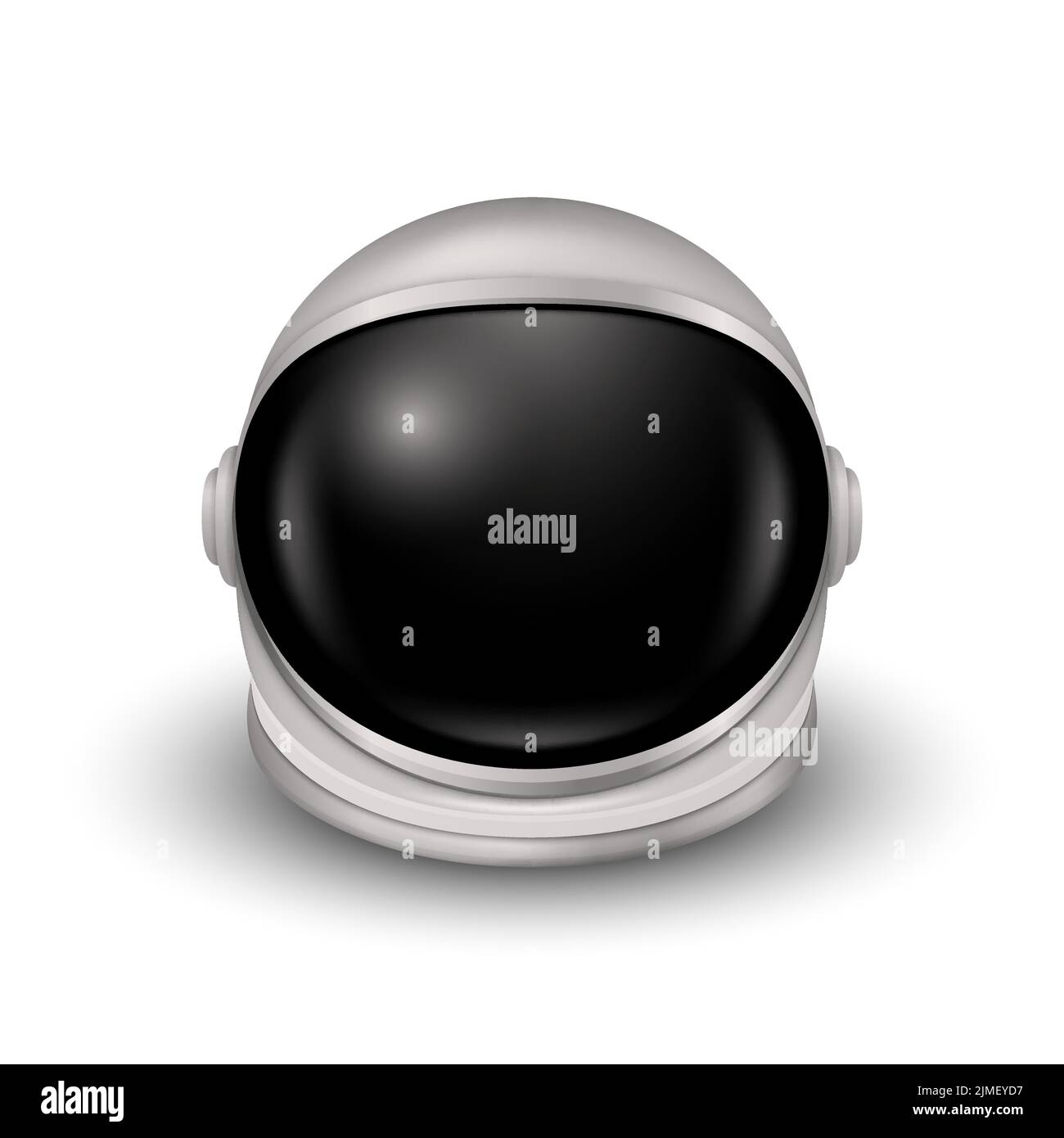 Vector 3d Realistic Astronaut Helmet, Cosmonaut Mask with Transparent ...