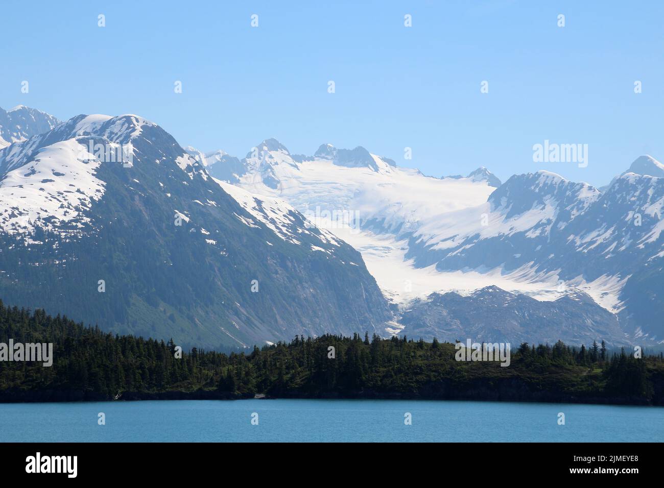 Alaska, coastal landscape in Prince William Sound Stock Photo - Alamy