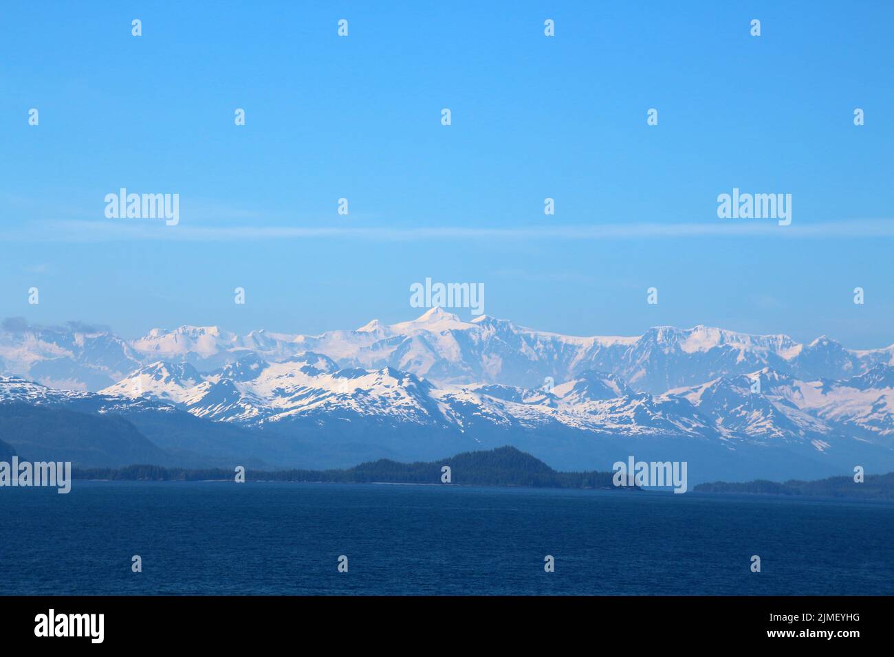 Alaska, coastal landscape in Prince William Sound Stock Photo - Alamy
