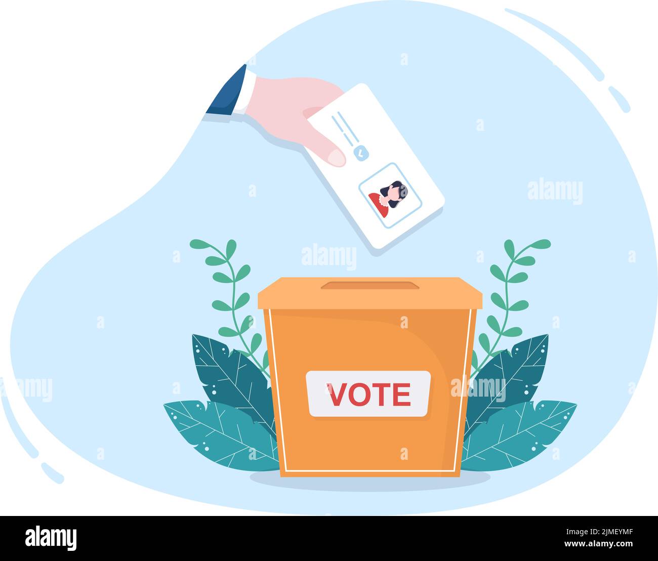 Political Candidate Cartoon Hand Drawn Illustration with Debates ...