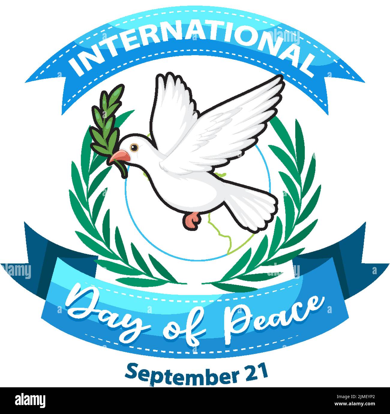 International Day of Peace Banner Design illustration Stock Vector ...