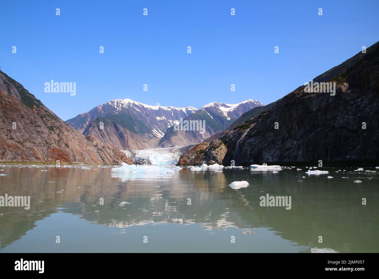 Alaska, Sawyer Glacier in the Tracy Armin the Boundary Ranges of Alaska ...