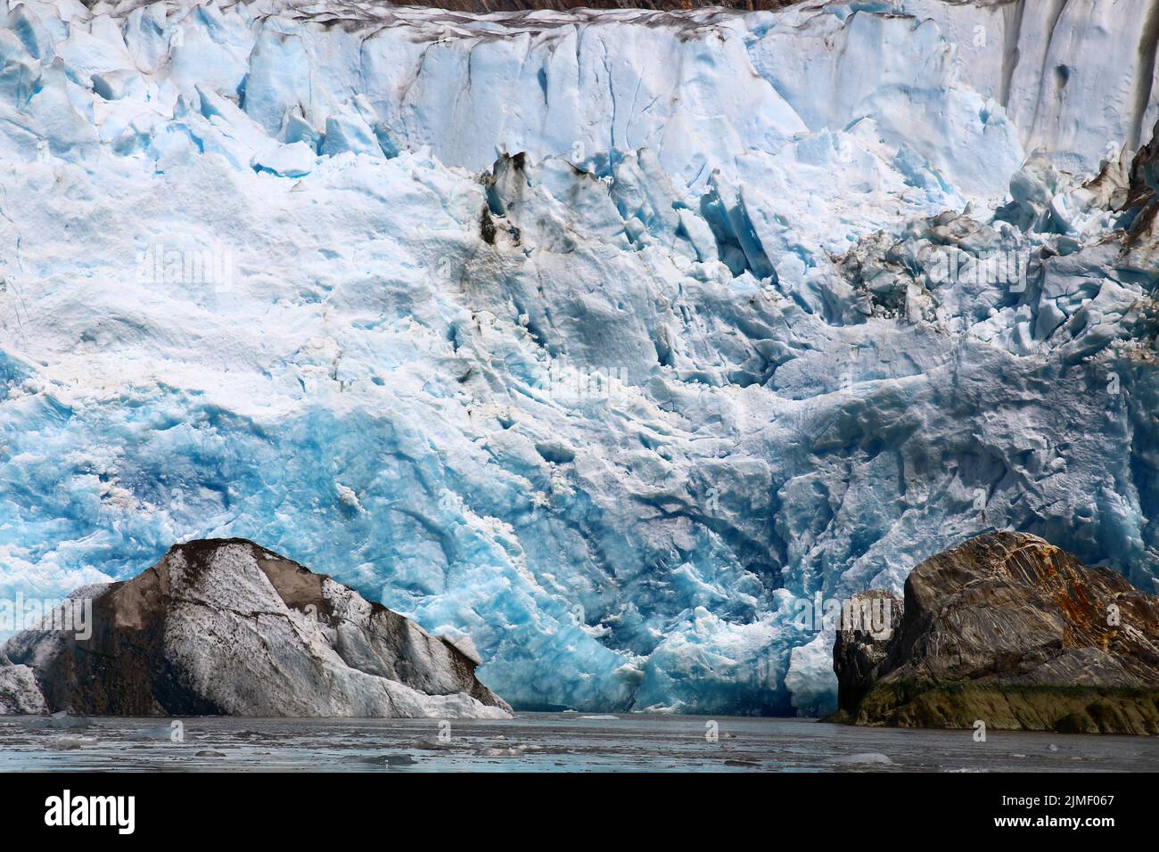 Alaska, Sawyer Glacier in the Tracy Armin the Boundary Ranges of Alaska ...
