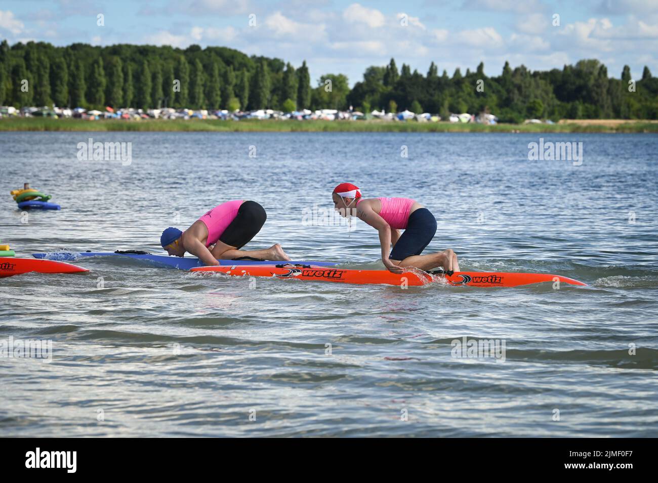 Bitterfeld, Germany. 06th Aug, 2022. Competition of the men with the ...