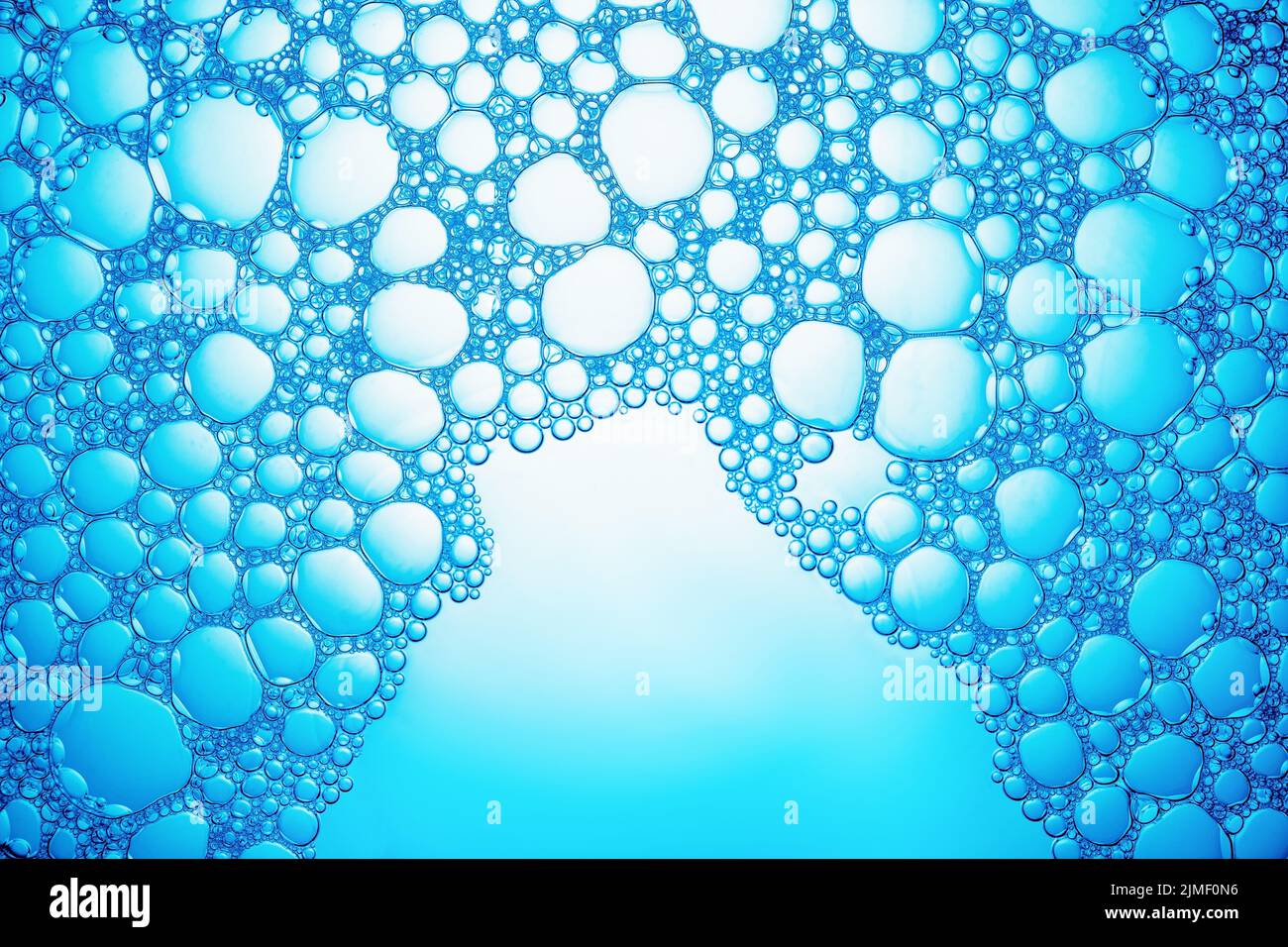 Blue bubble background Stock Photo - Alamy