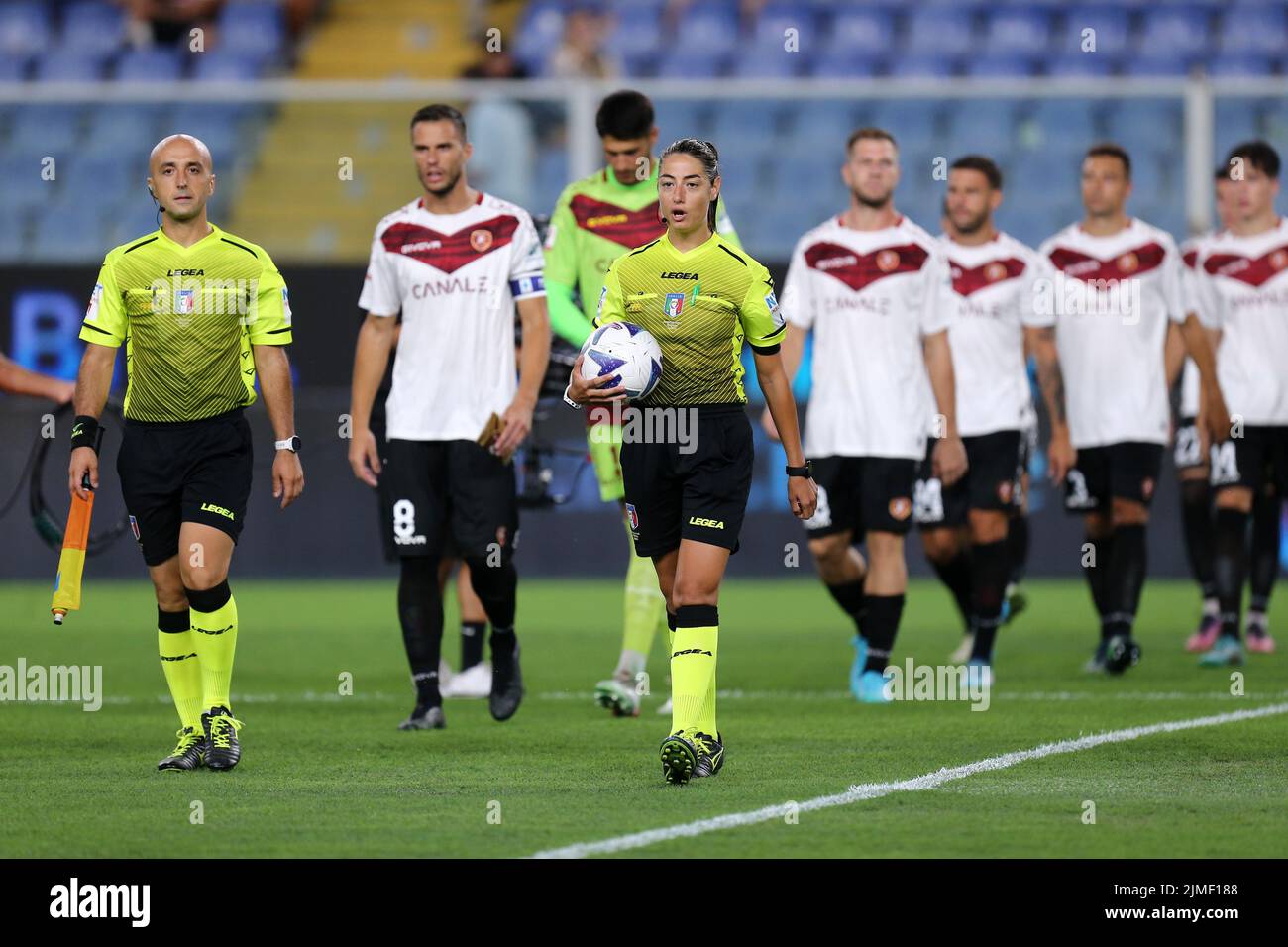 Genova, Italy. 5th Aug 2022. Maria Sole Ferrieri Caputi , Official Referee, looks on during the ...