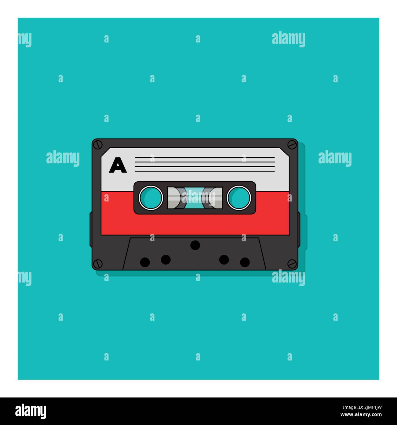 Cassette tape design hi-res stock photography and images - Alamy