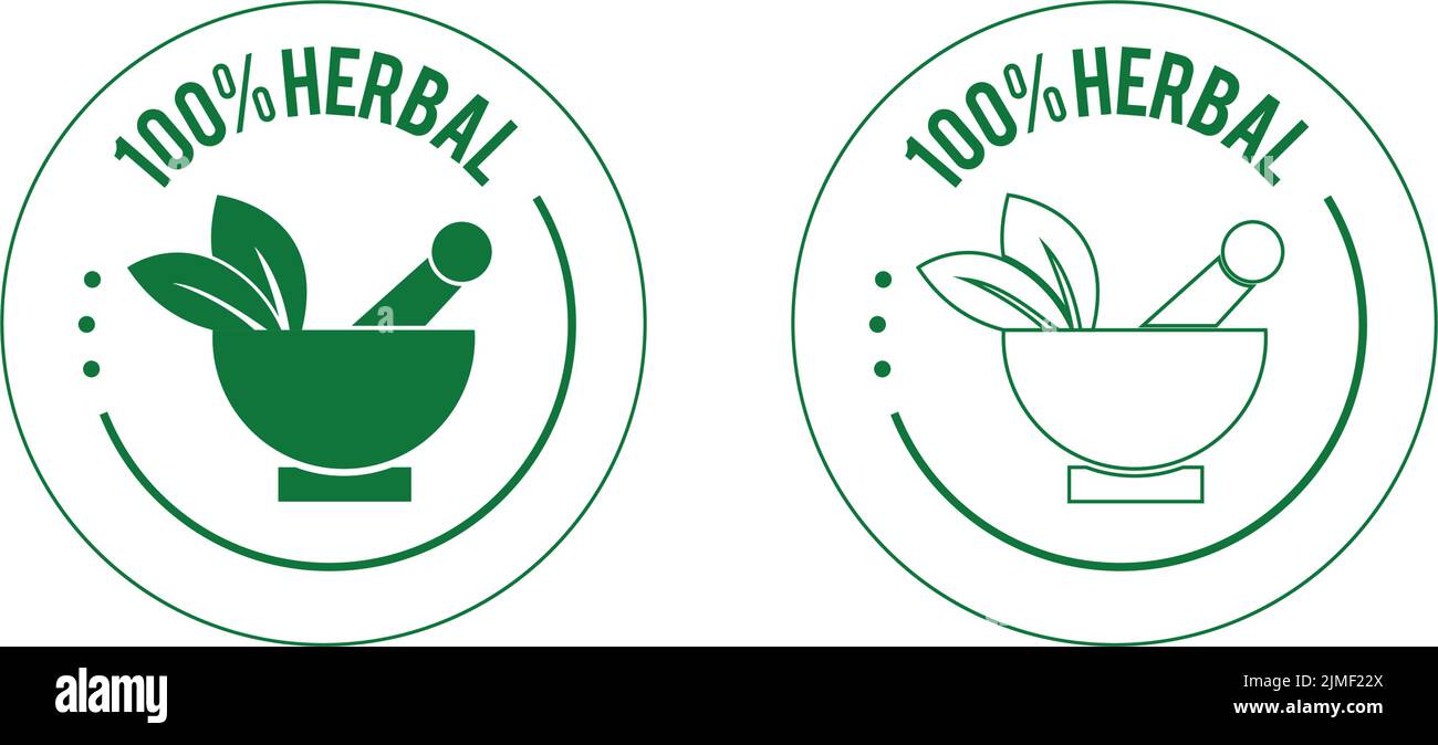 100 present herbal product icon vector illustration Stock Vector Image ...
