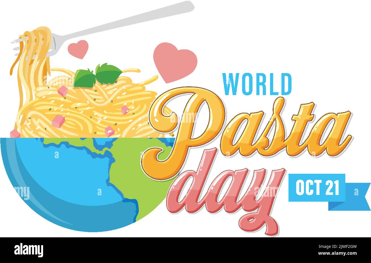 World spaghetti day Stock Vector Images - Alamy