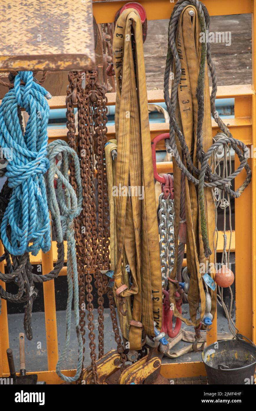 Lashing belts with hooks hi-res stock photography and images - Alamy