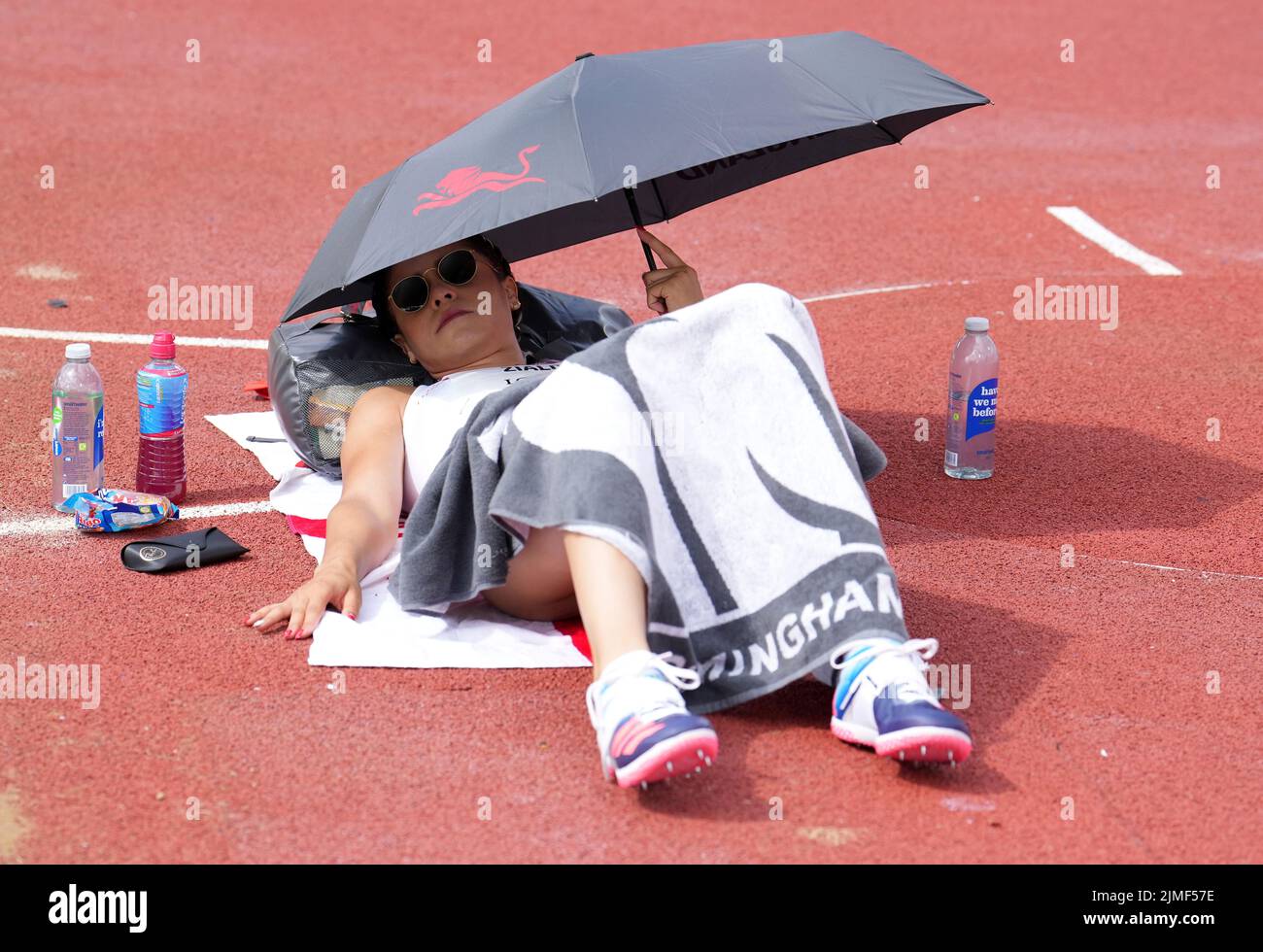 England's Laura Zialor during the Women's High Jump Final at Alexander ...