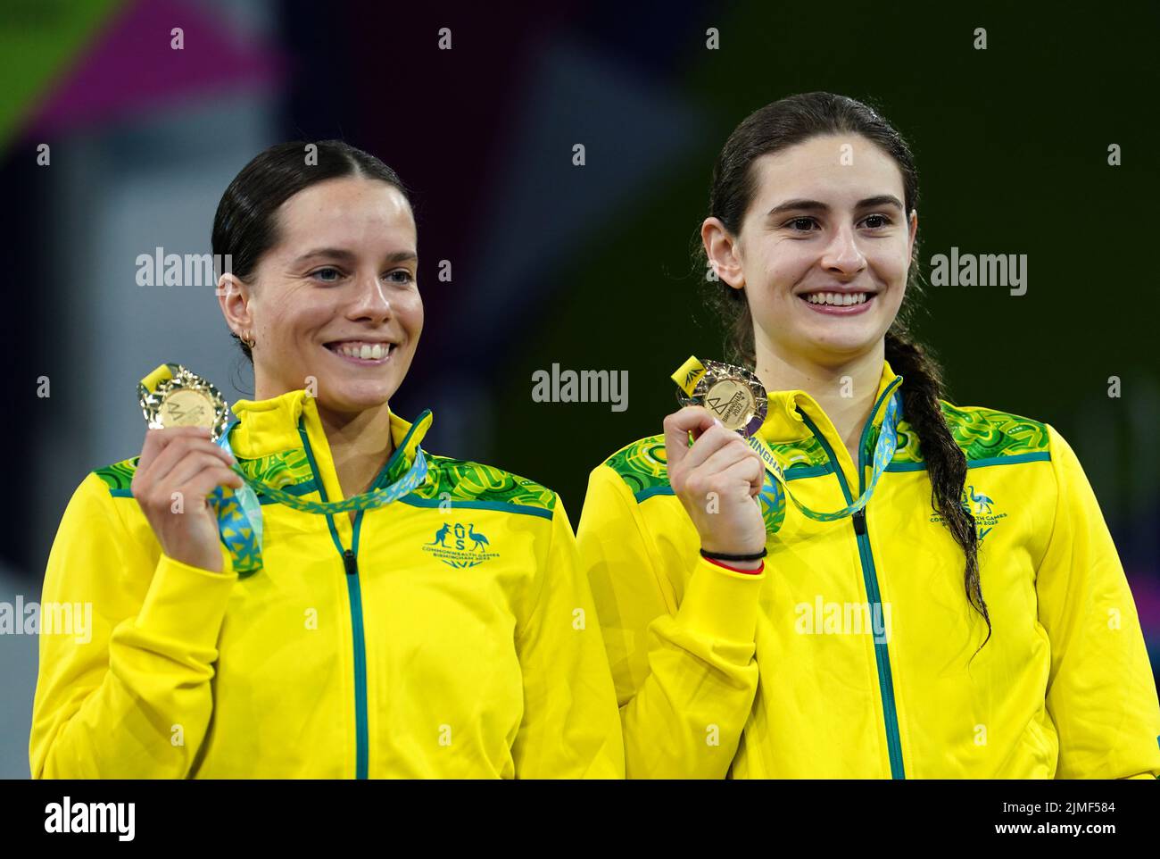 Australia's Anabelle Smith and Maddison Keeney with their Gold medals ...