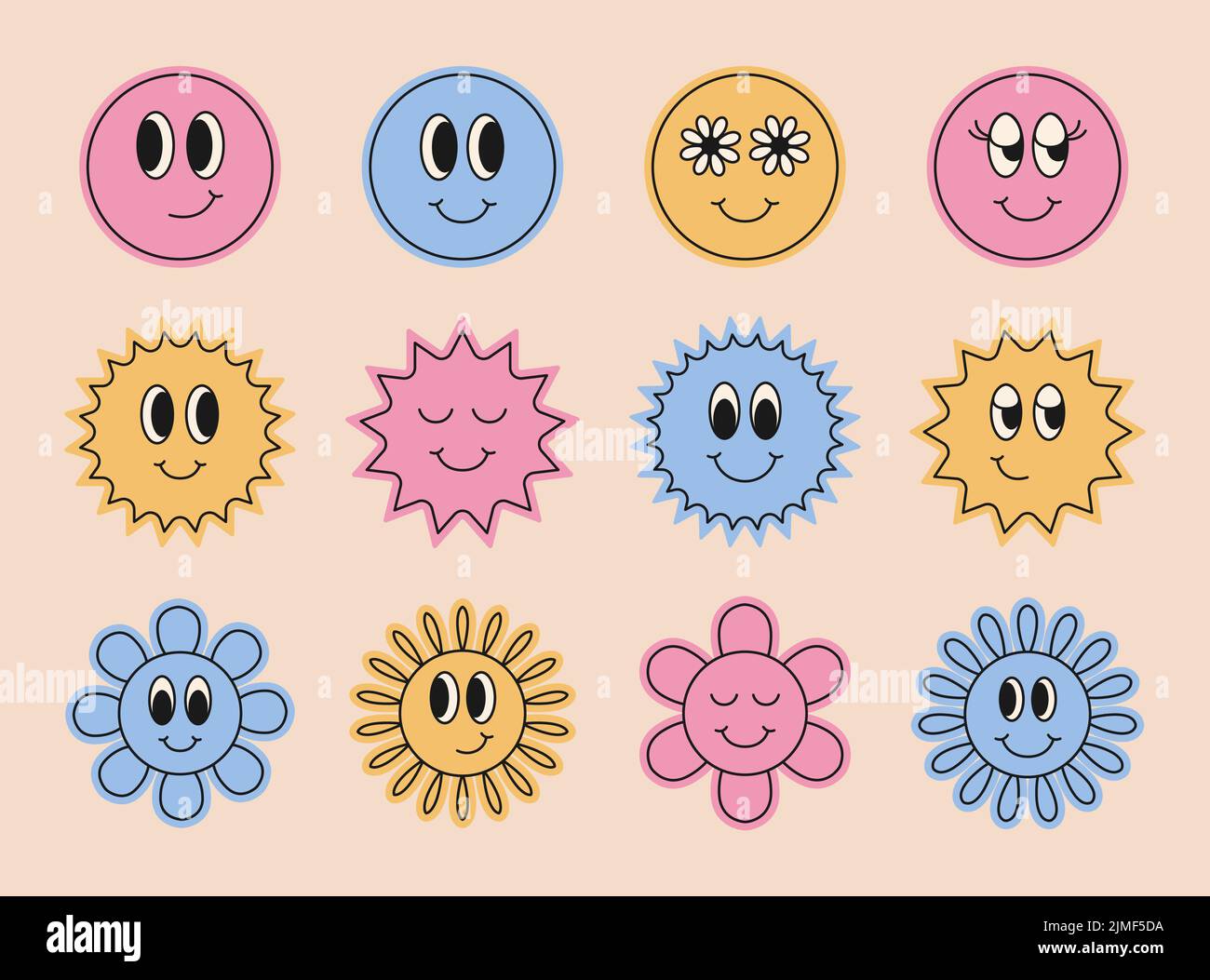 Funny patches Stock Vector Images - Alamy