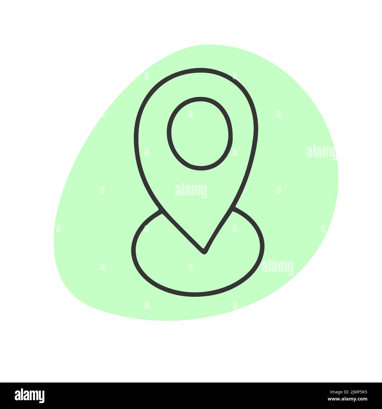 Icon place location Cut Out Stock Images & Pictures - Alamy